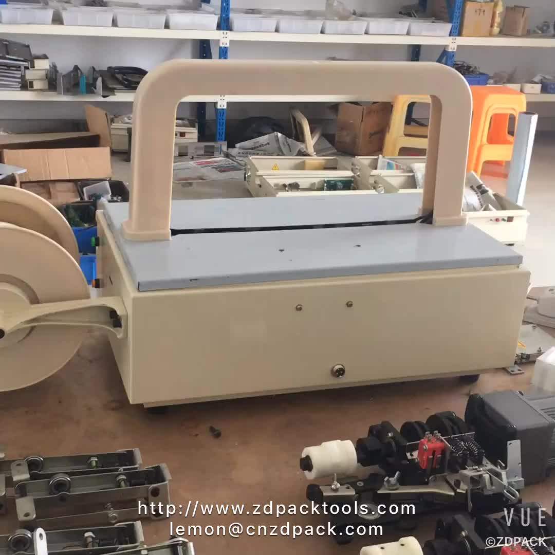 Plastic Tray Automatic Wrapping Machine With Strap Baling - Buy ...