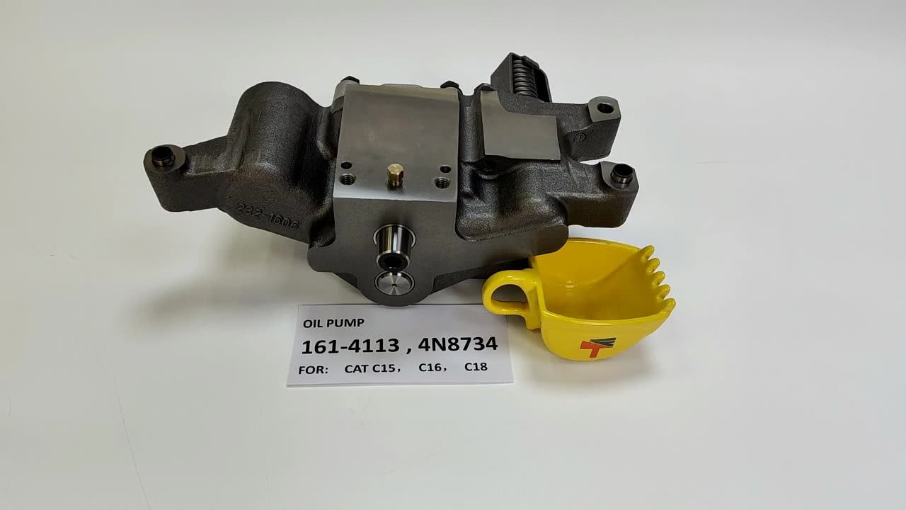 Machinery Engine Oil Pump 4n8734 161-4113 For Wheelloader 980h Engine ...