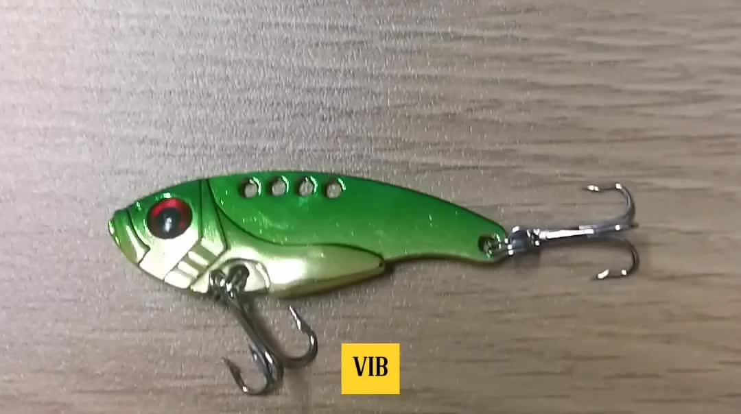 Wholesale 10g Vibrating Bait Spinning Metal Vib Blade Fishing Lures For ...