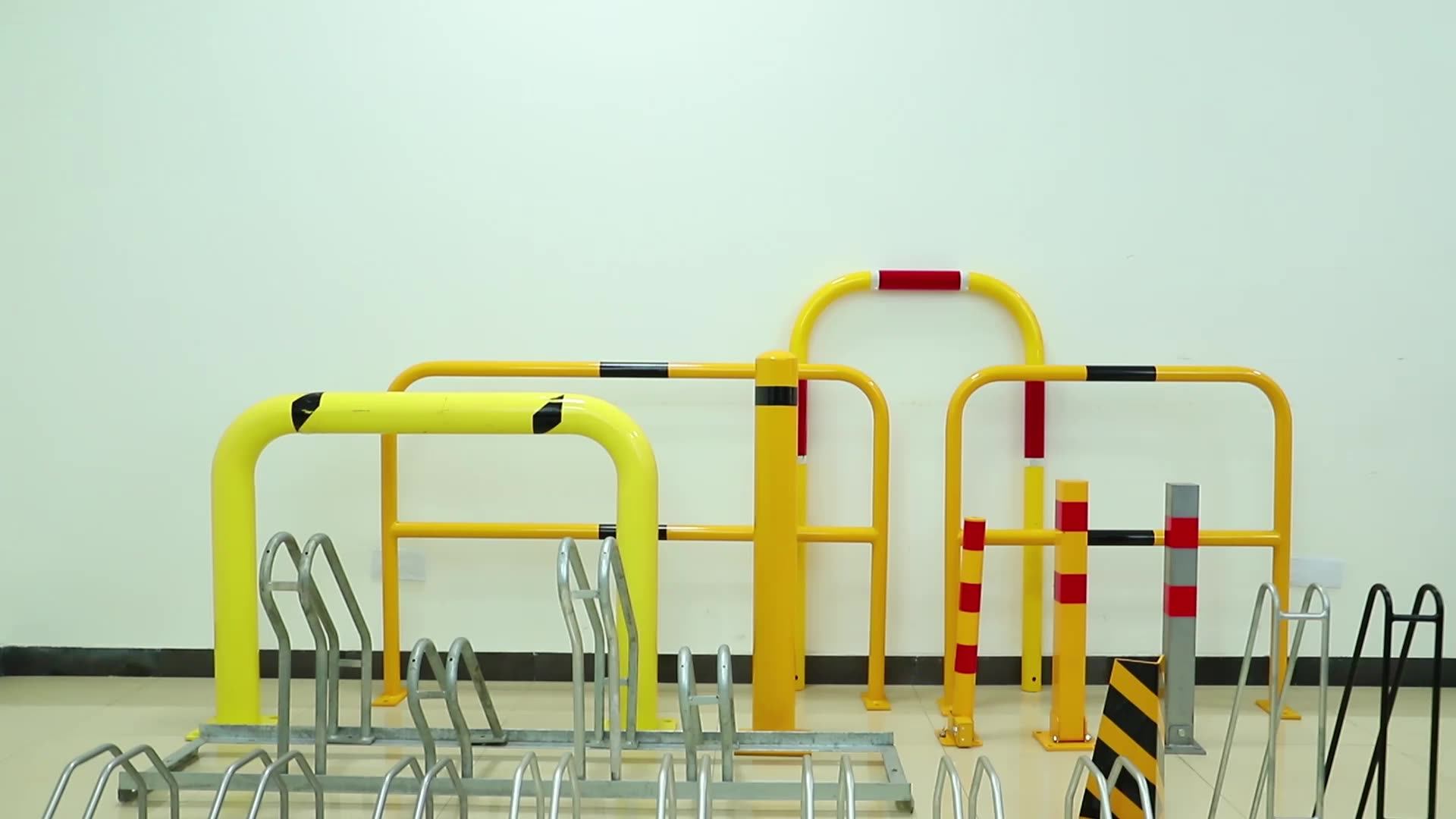 1044mm Steel Bollard Protection Parking Prevention Surface Mounted ...