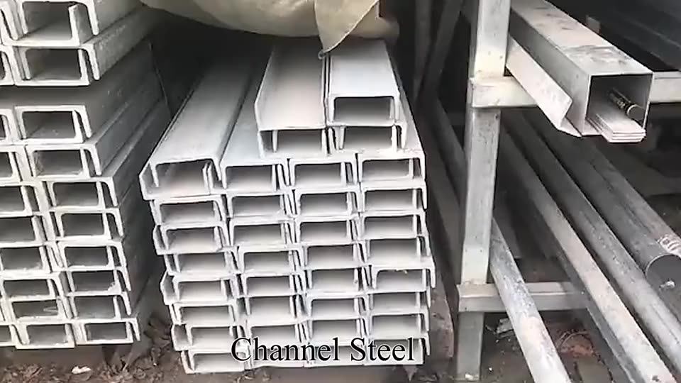 U Shaped Beam Ss400 Q235 U Beam Steel Channel Galvanized Coated Cold ...