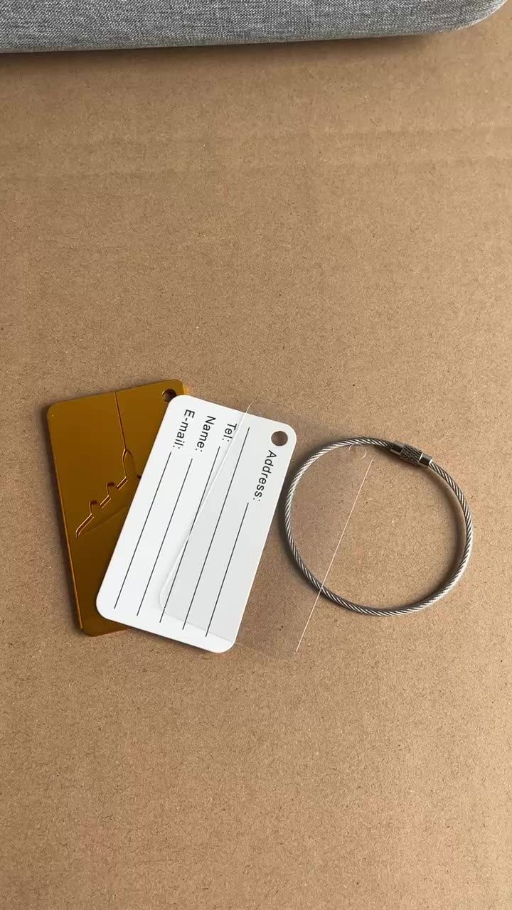 Factory Supply Customized Alloy Bulk Blank Name Tags Airplane Metal ...