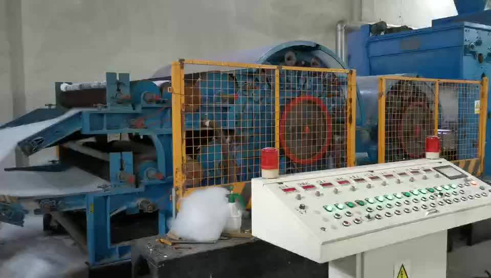 China Nonwoven Carding Machine,Polyfill Wadding Thermo Bonded ...
