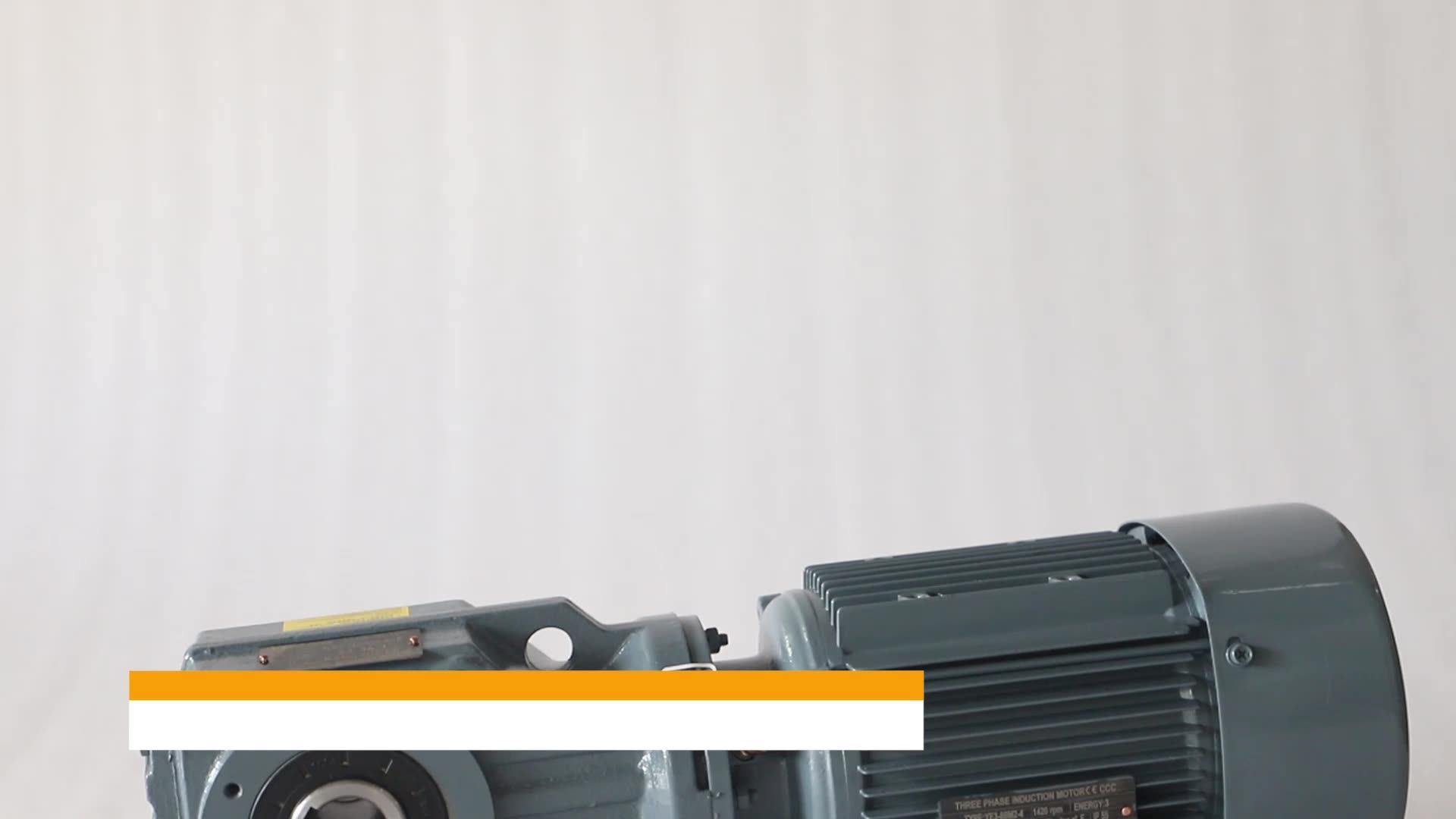 B5 Flange 90 Degree Sew Gear Motor Belt Conveyor Motor Reducer Helical ...