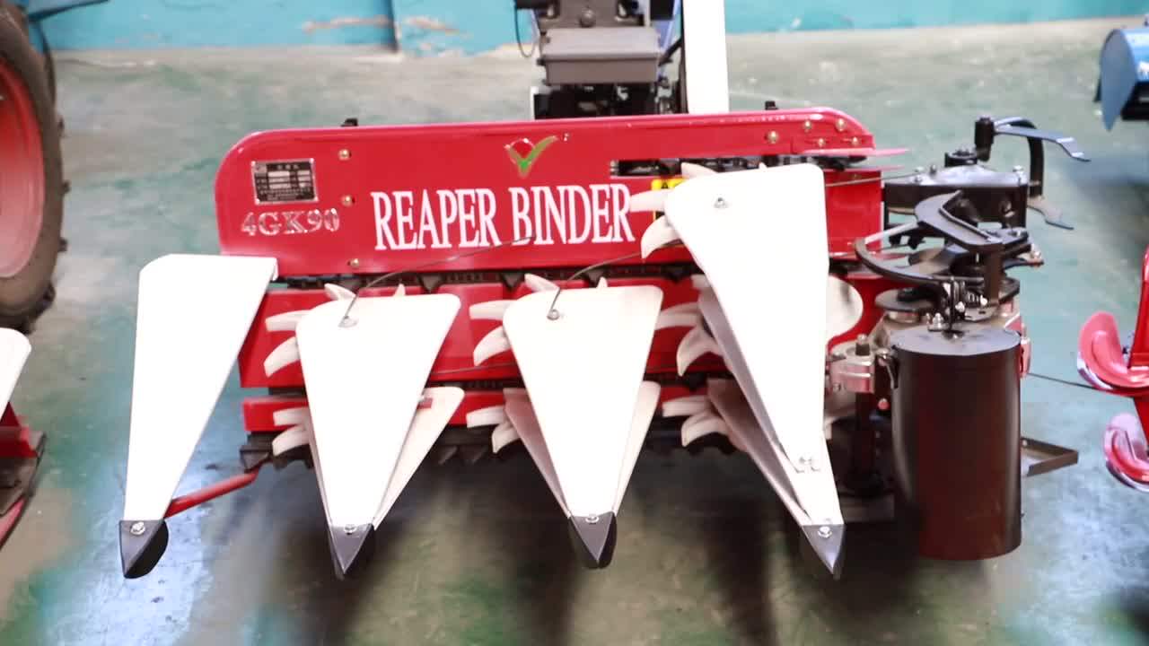 4gk90 Wheat Cutting And Bundle Machine Wheat Paddy Reaper Binder - Buy ...