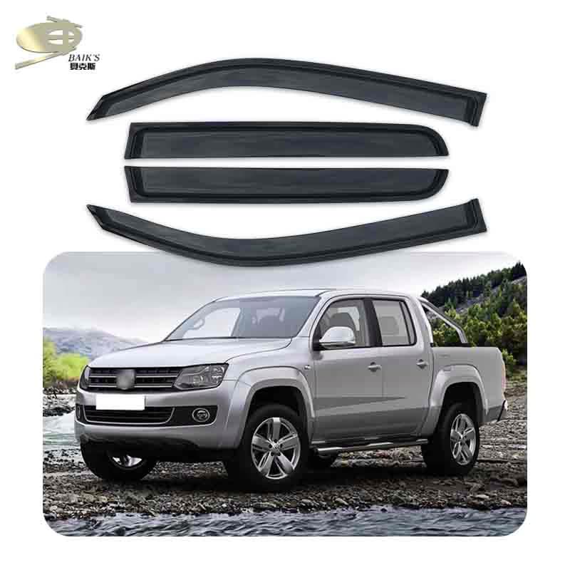 MOSUN Window Visor for Amarok 2010 2021 Auto Ventshade Rain Guard Sun shield Vent Visor Exterior Accessories