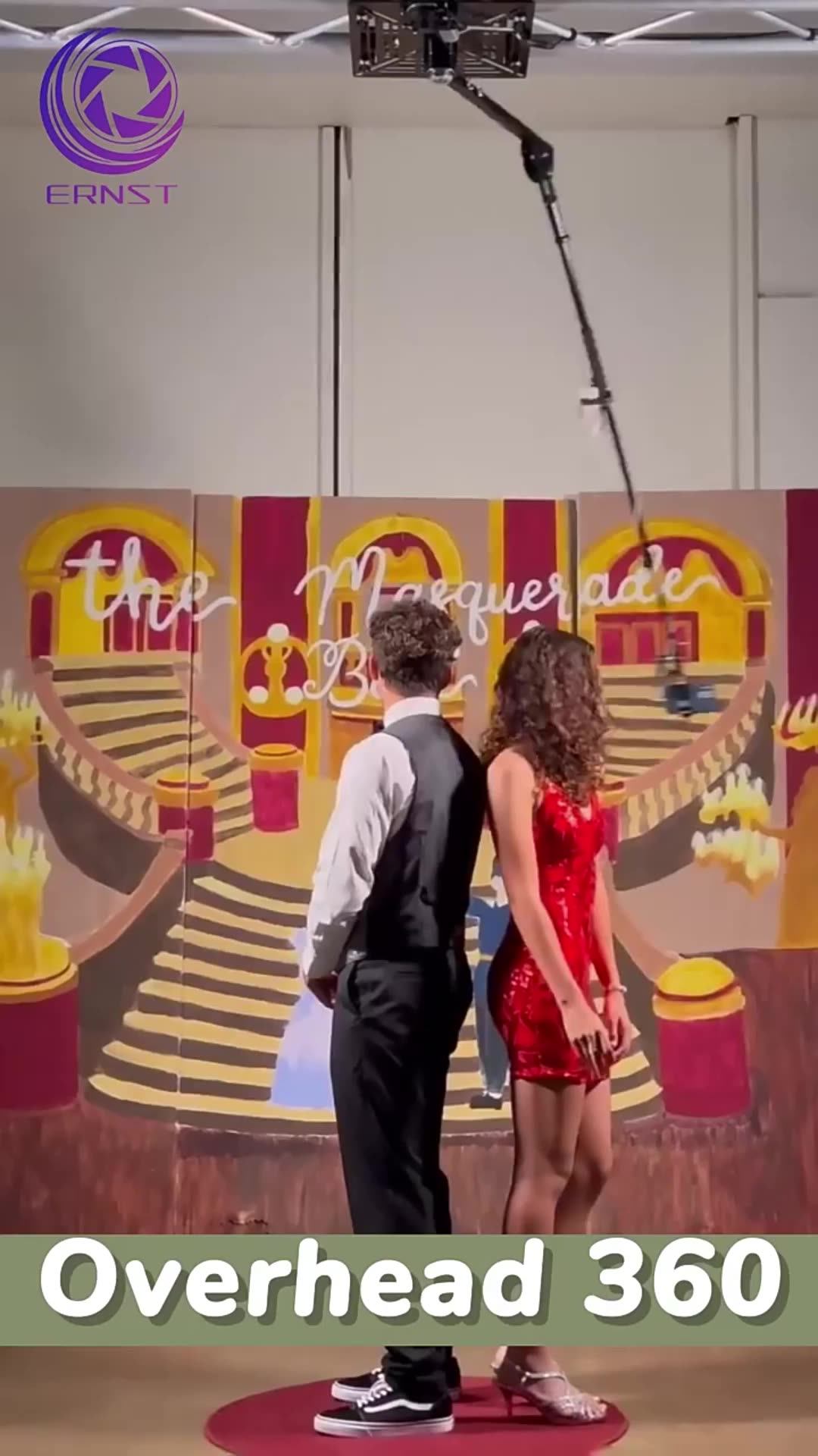 Over Head Top 360 Spinning Camera Photo Booth With No Limited Space ...