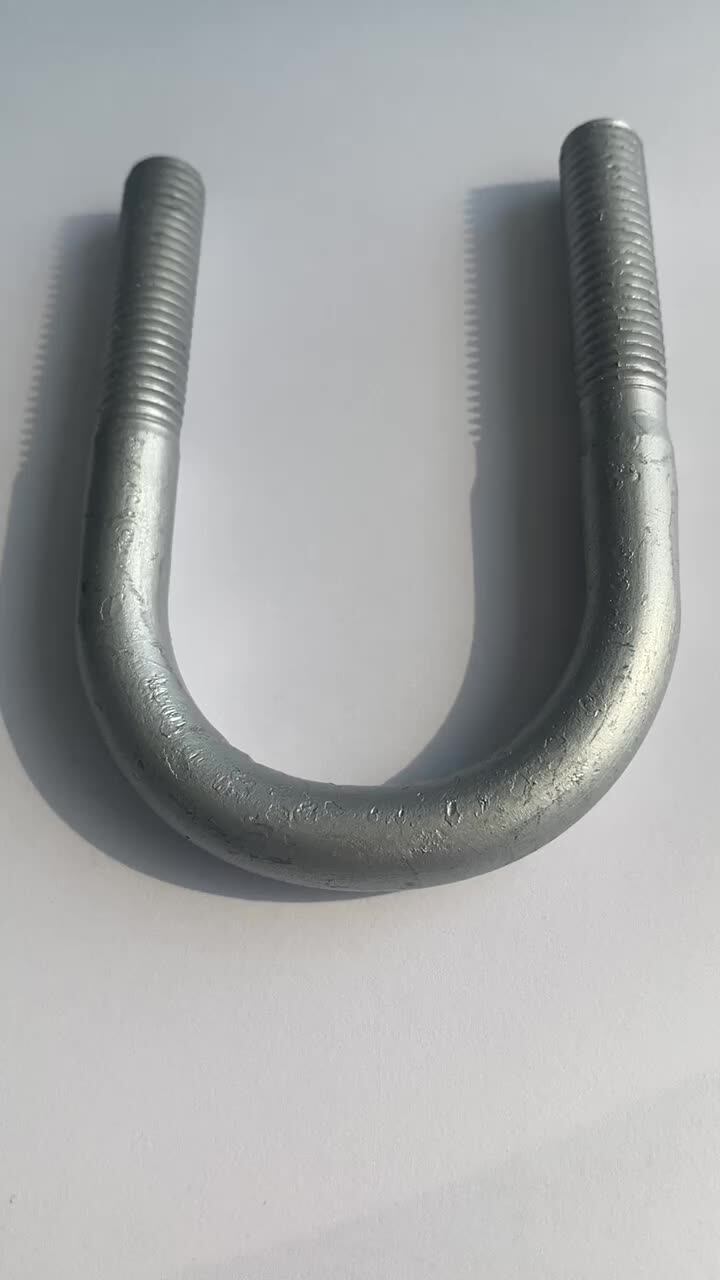 304 Stainless Steel U Bolt External Thread U-shaped Hoop Ffixing ...