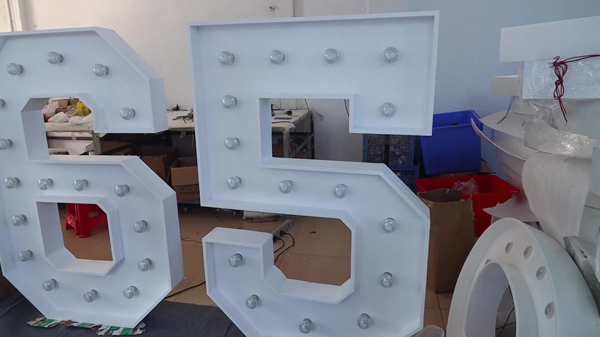 Factory Supplier Waterproof Illuminated Sign 4ft Giant Love Letters ...