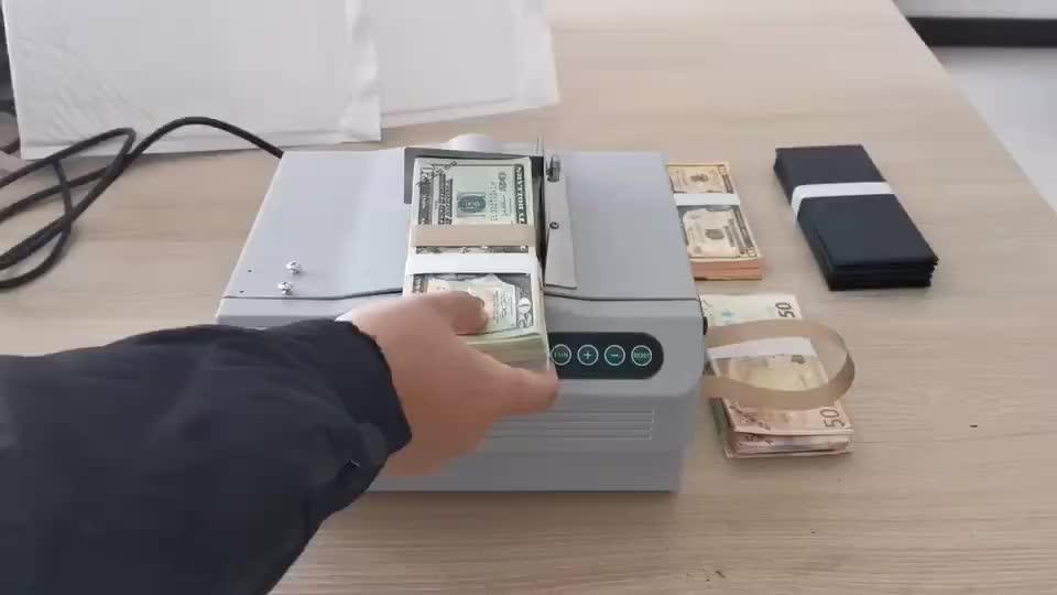 Banknote Strapping Machine /automatic Banknote Binding Machine For ...