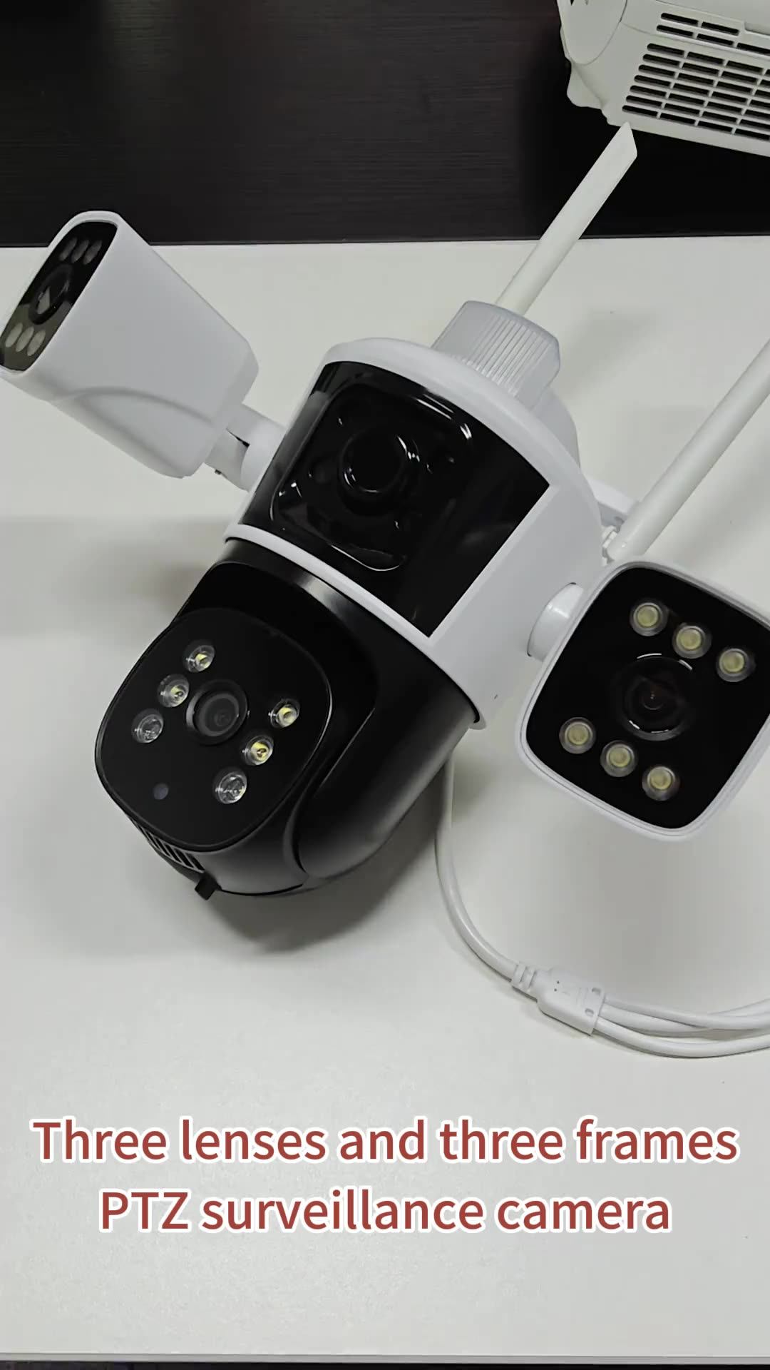 Ls Vision Four Lens Three Screens 10x Zoom 360 Degree Surveillance 6mp ...