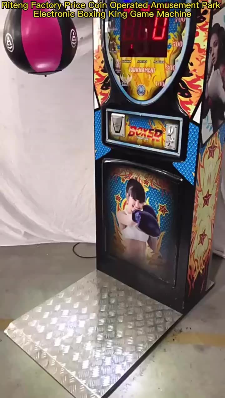 Street Amusement Boxing Punch Machine Arcade Punching Machine Outdoor ...
