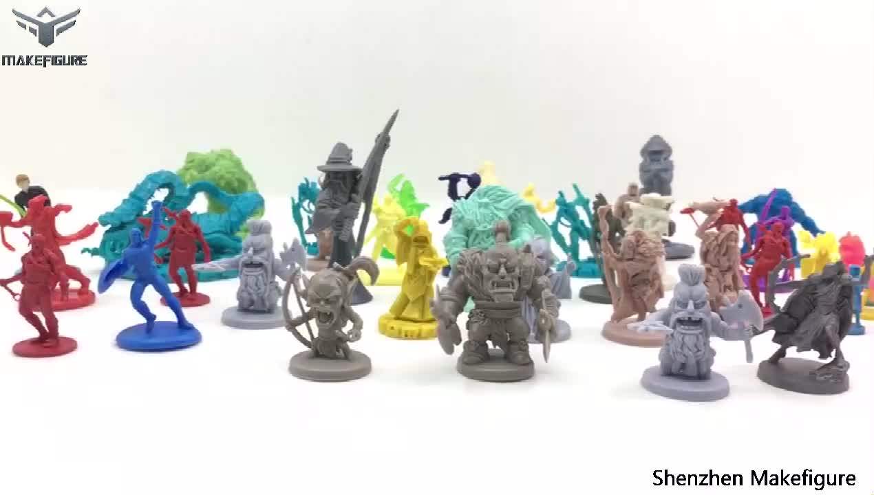 Detail Painting Pvc Plastic Boardgame Figurines With Abs Base Custom ...