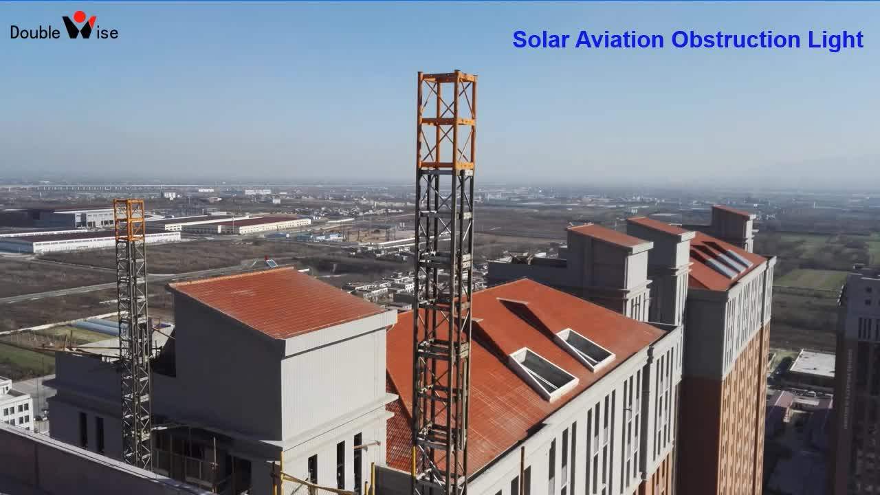 Icao Faa Led Tower Aviation Obstacle Solar Aircraft Obstruction Light ...