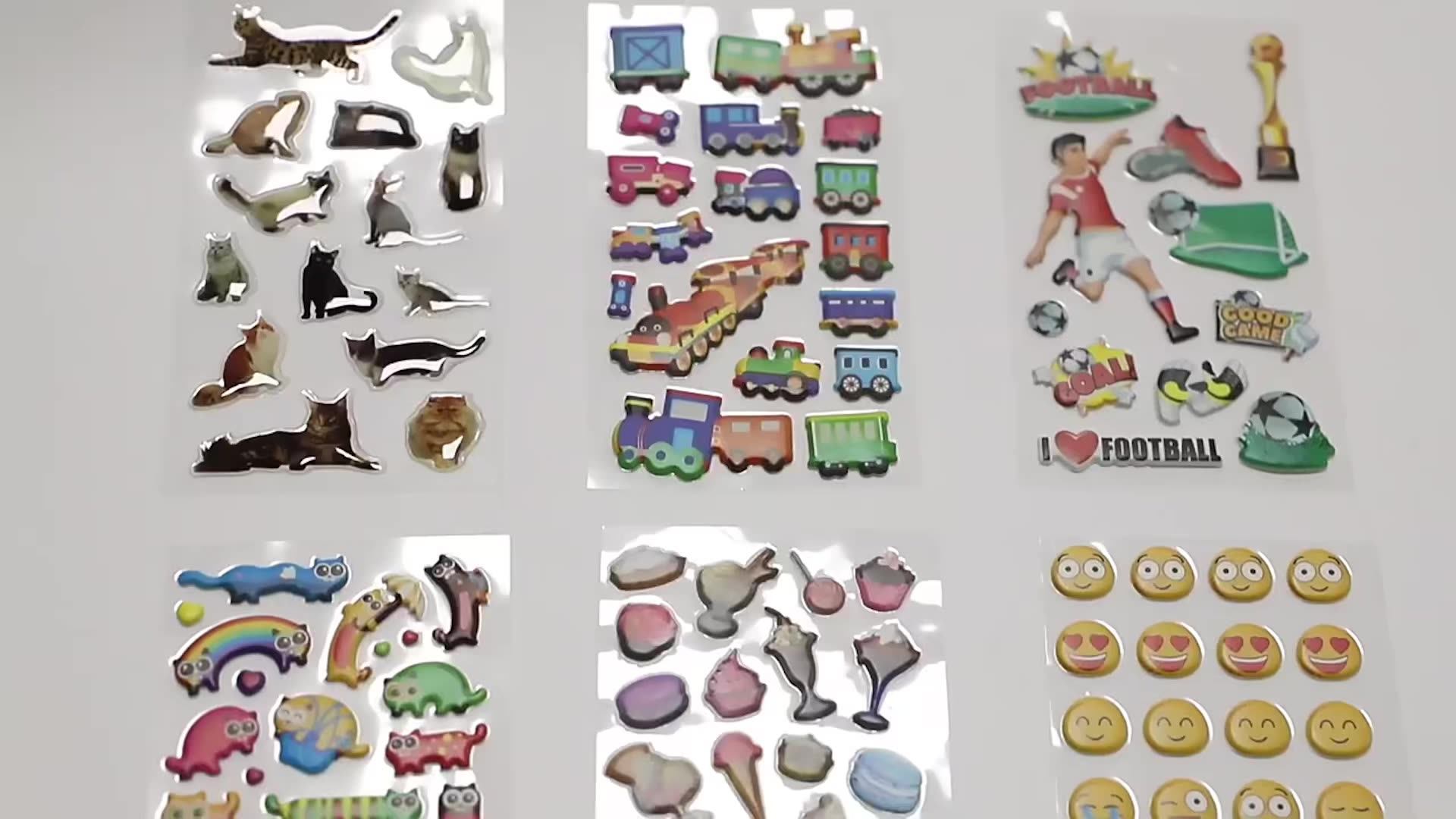 Kids Educational Toys Cartoon English Alphabet Letters Number Stickers ...