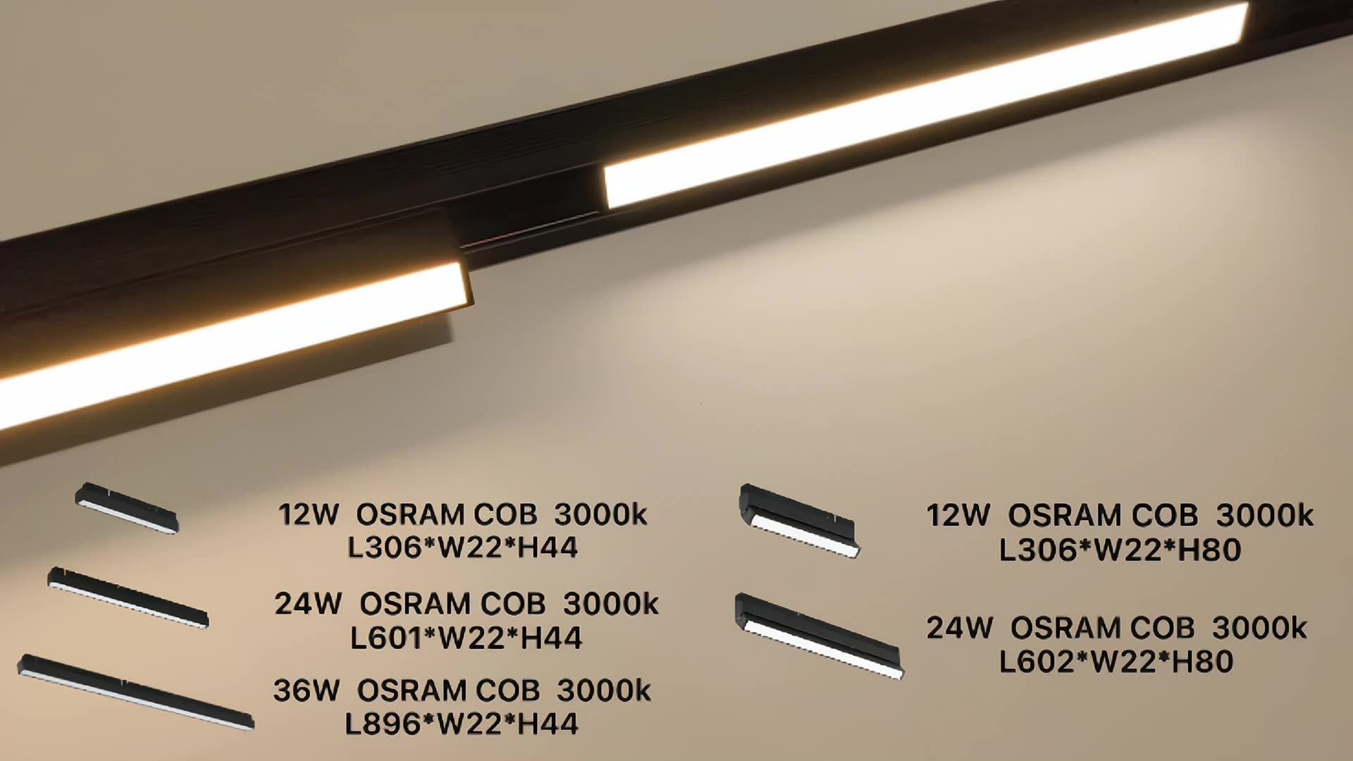 Aluminium Magnetic Track Plaster Embed Ceiling Recessed 1m 2m 3m Rail ...