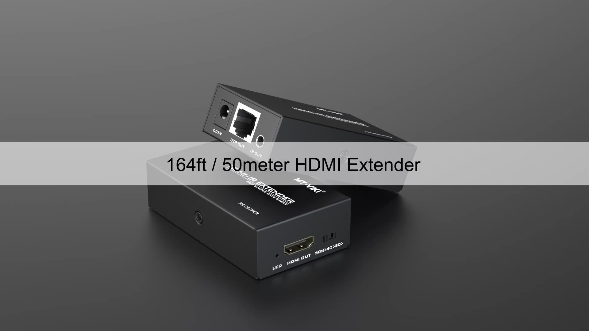 1080p Hdmi Extender Over Ethernet Cable 50m,Mt-viki Hdmi Transmitter ...
