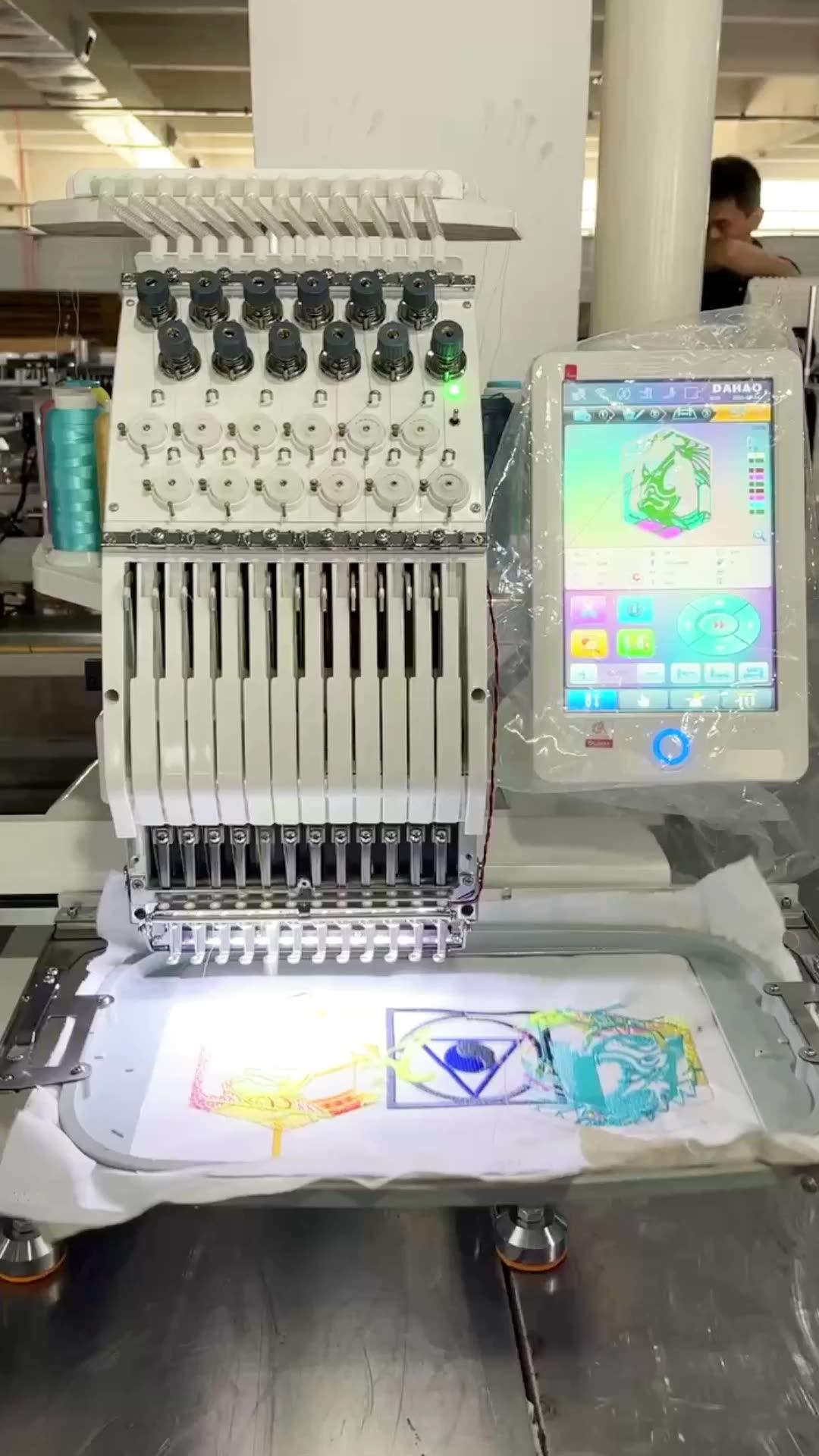 Mini1201 Save Space High Quality Long Service Life Embroidery Machines ...