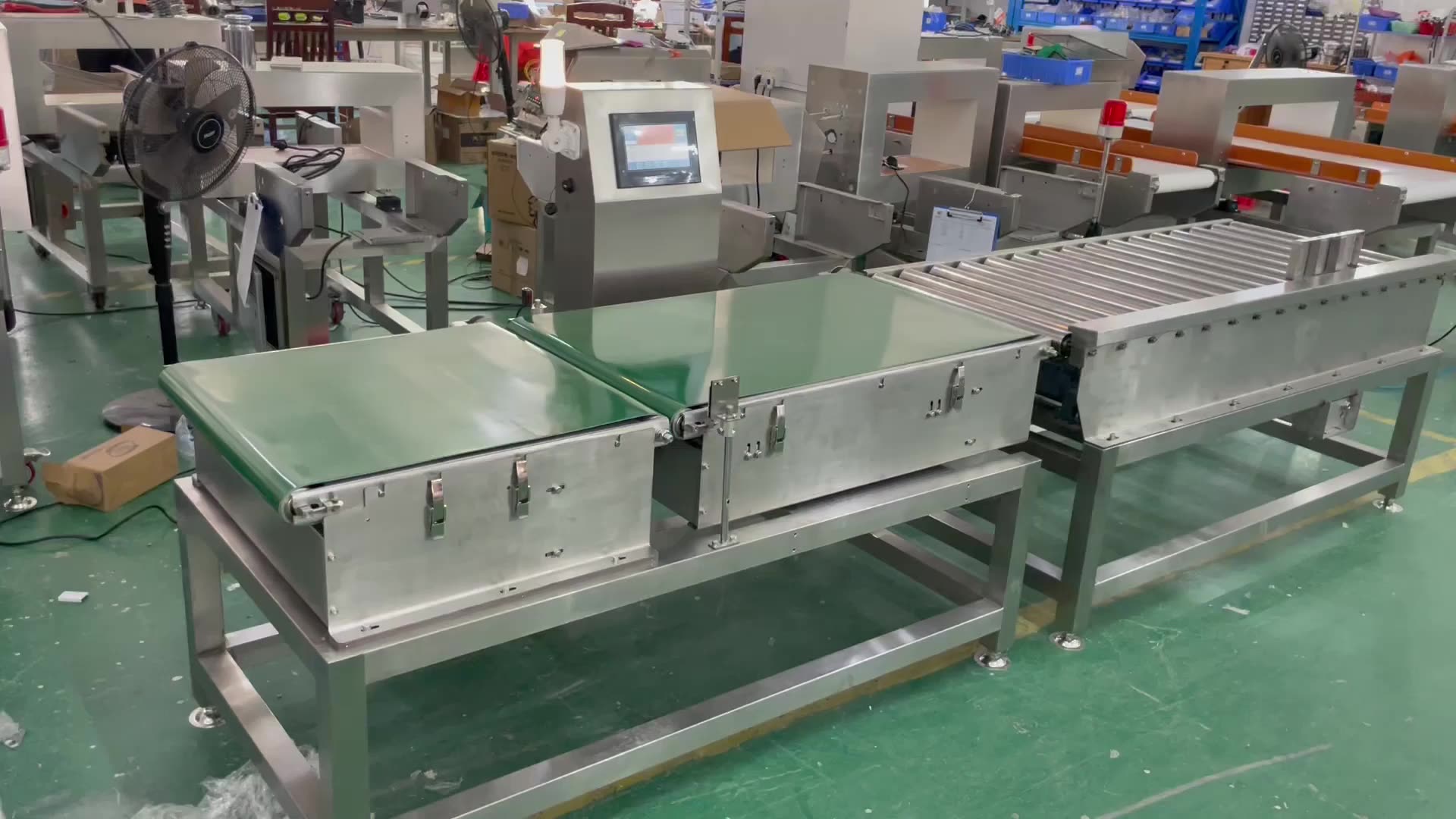 50kg Heavy Load Automatic Intelligent Conveyor Type Industrial Check Weigher - Buy Belt Weigher ...