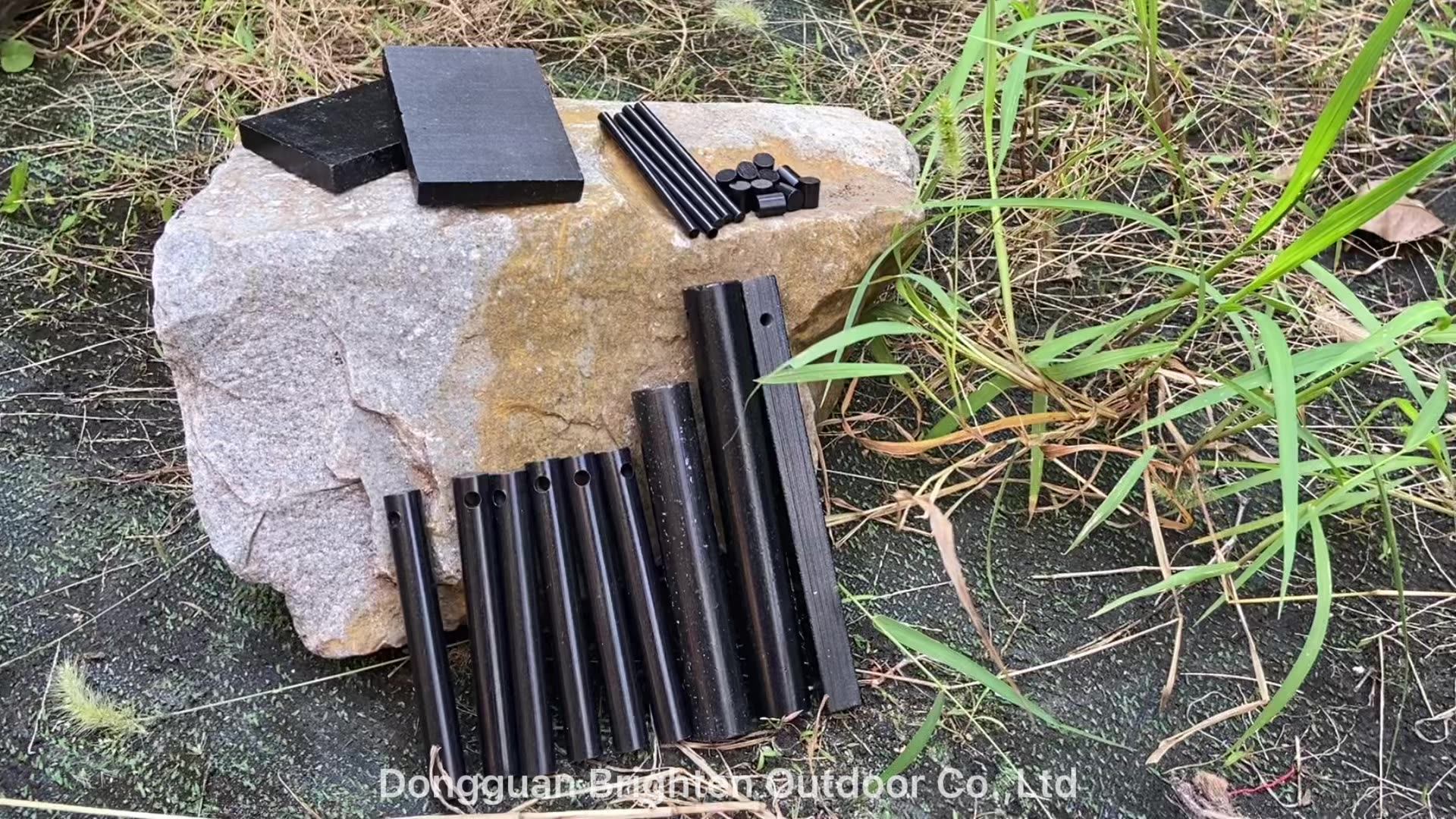 4mm*3inch Hiking Emergency Accessories Flint Steel Misch Metal Ferro ...