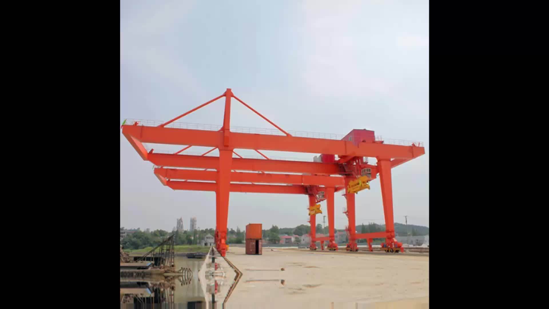 Rmg Rail Mounted Quay Rmg Container Gantry Crane Price - Buy 50ton Rail ...