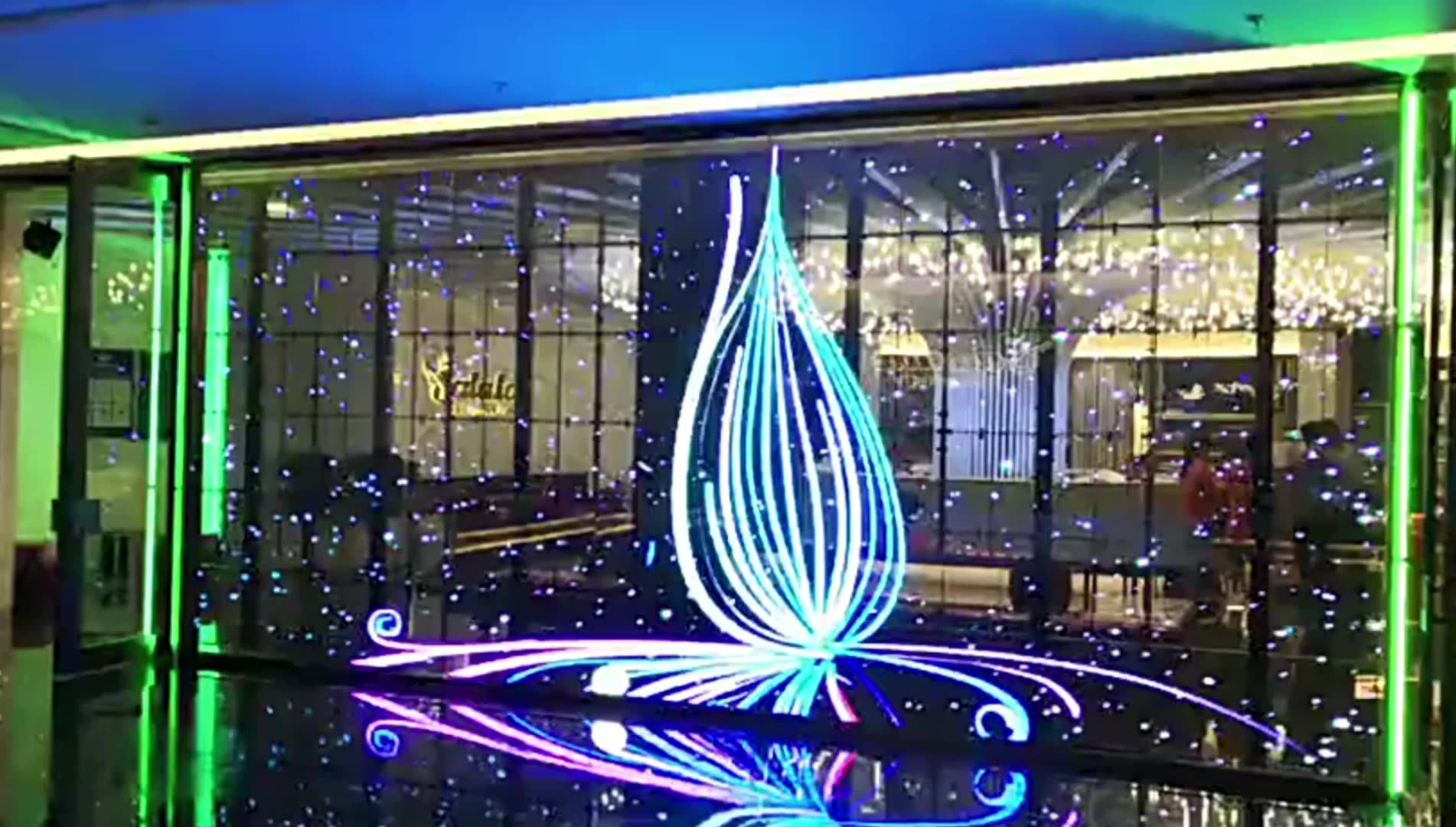 Invisible Advertising Sticky Flixble Led Crystal Film Screen ...