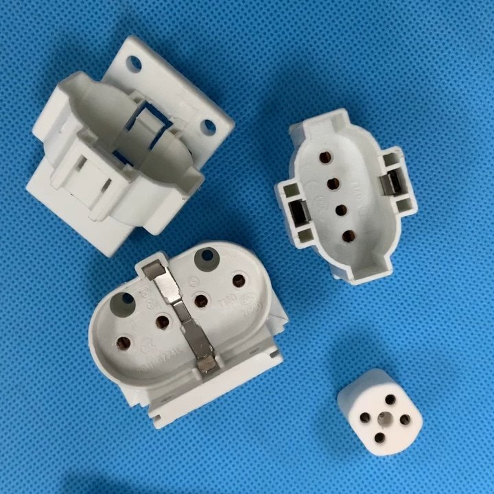 Uv Lamp Socket Fitting G10q 4 Pin Plastic Lamp Holder For Uvc Lamp ...