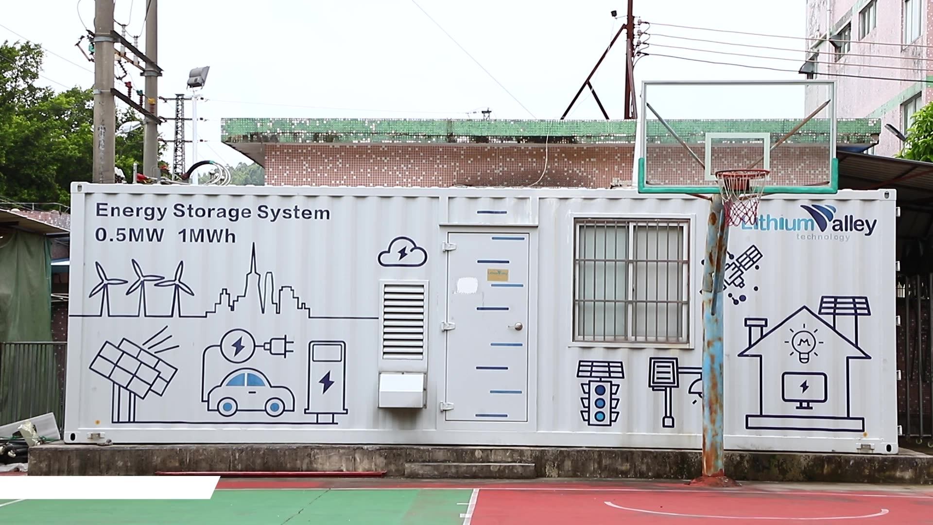Container Energy Storage System 500kwh 1kwh Solar Industrial Battery ...