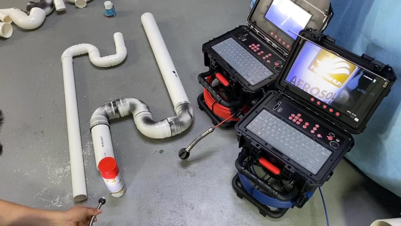 Qyteco Hot-selling 13.3" Screen 1080p Hd 10m- 30m 21mm Cctv Sewer ...