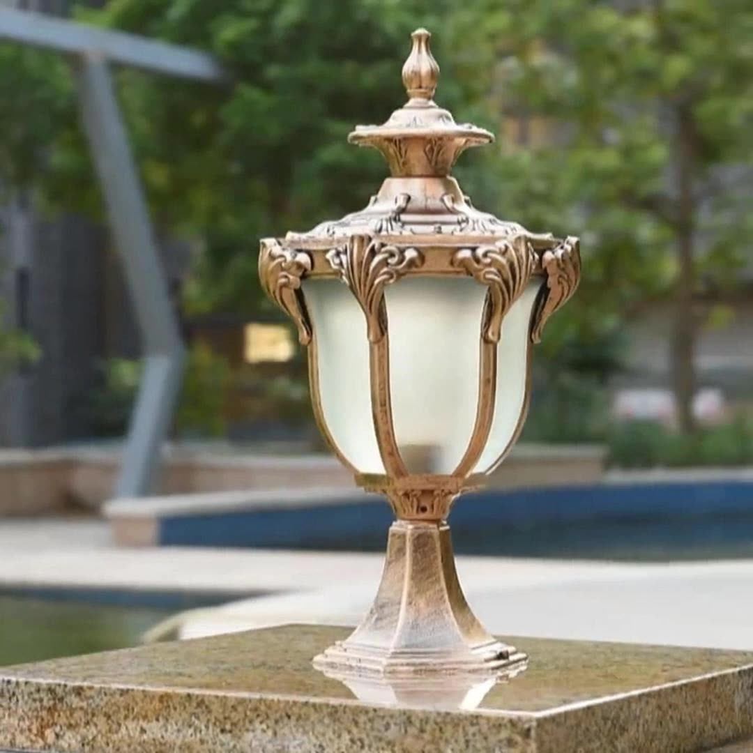 Outdoor Waterproof Gate Lamp Post Head Lighting Aluminum Led Lamps ...