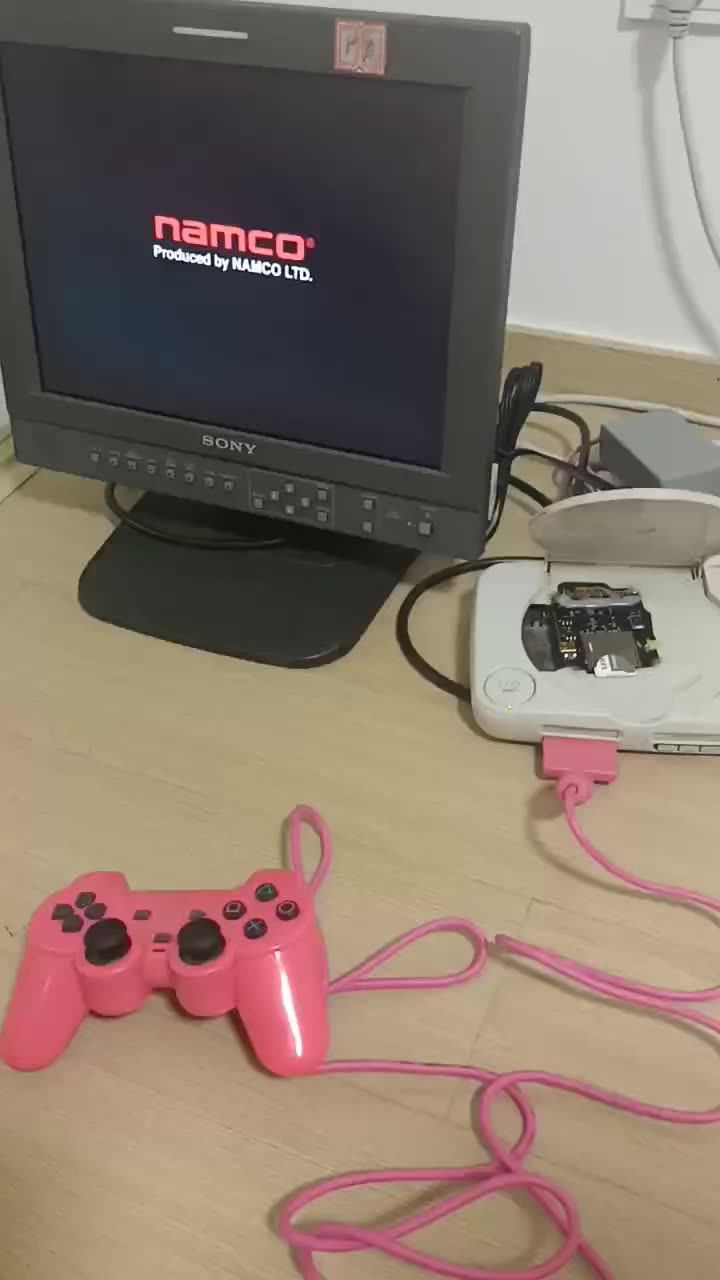 Retro Game Console Original Ps1 With Psio Installed Unable To Read The ...