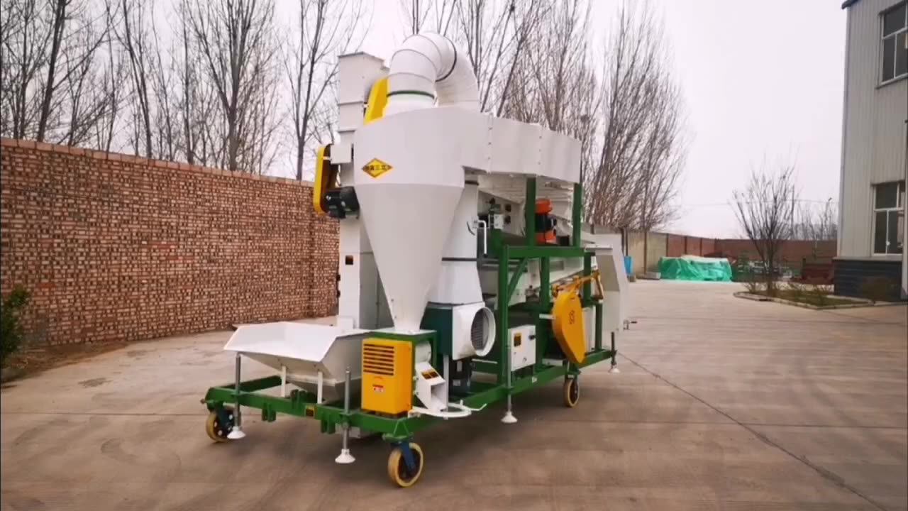 Grains Combined Cleaner With Air Sorting Gravity Separating And ...