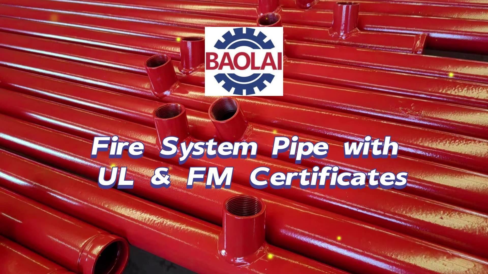 Fm/ul Astm A795/ A53 /a106 Erw Fire Fighting Pipes For Fire Protection ...