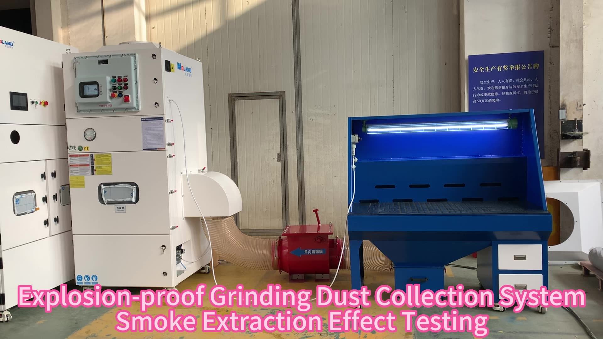 Portable Welding Fume Extractor Mobile Dust Collector For Cnc Laser ...