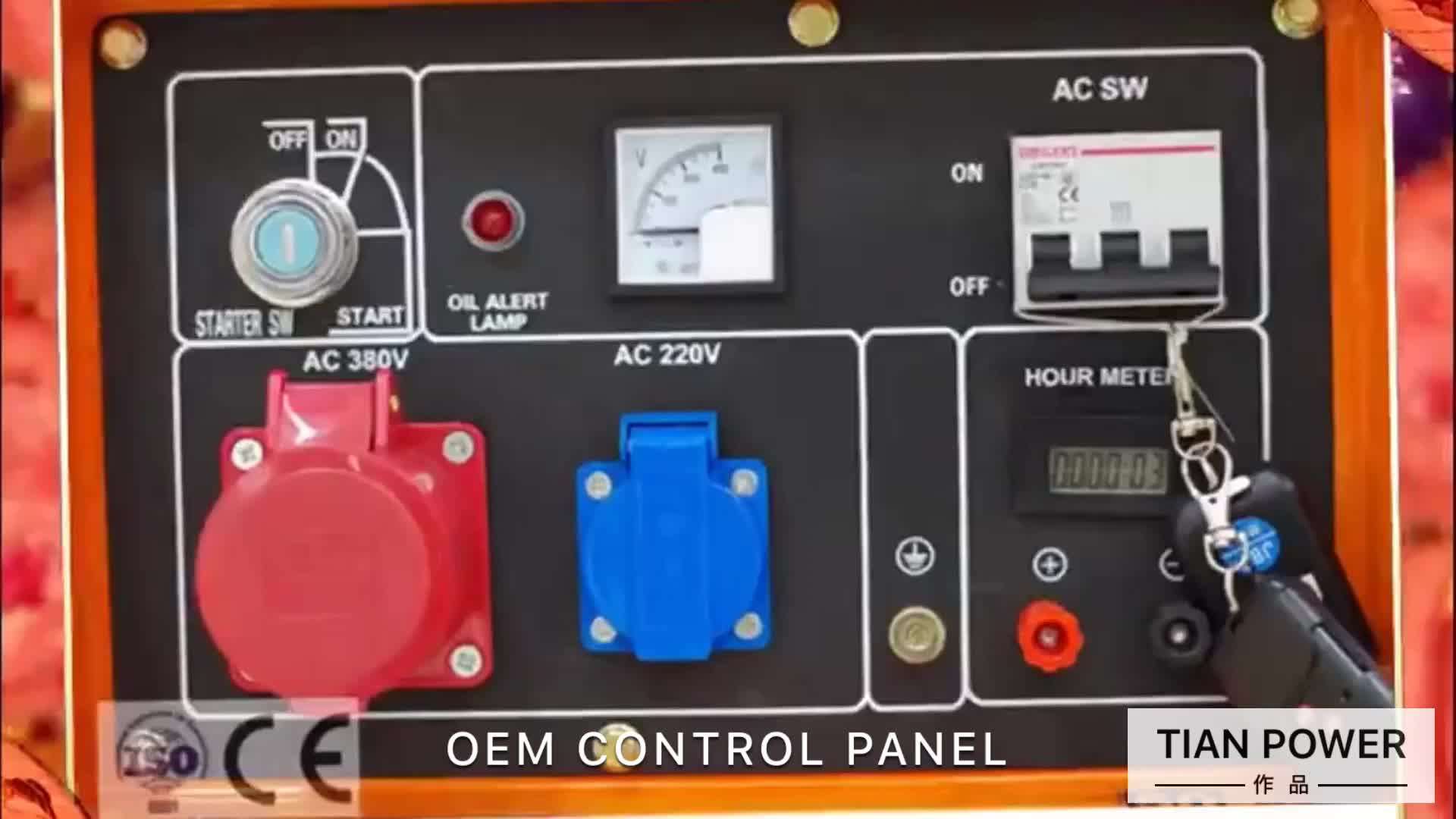 Oem Factory 5kw Silent Diesel Generator Control Panel - Buy Diesel ...