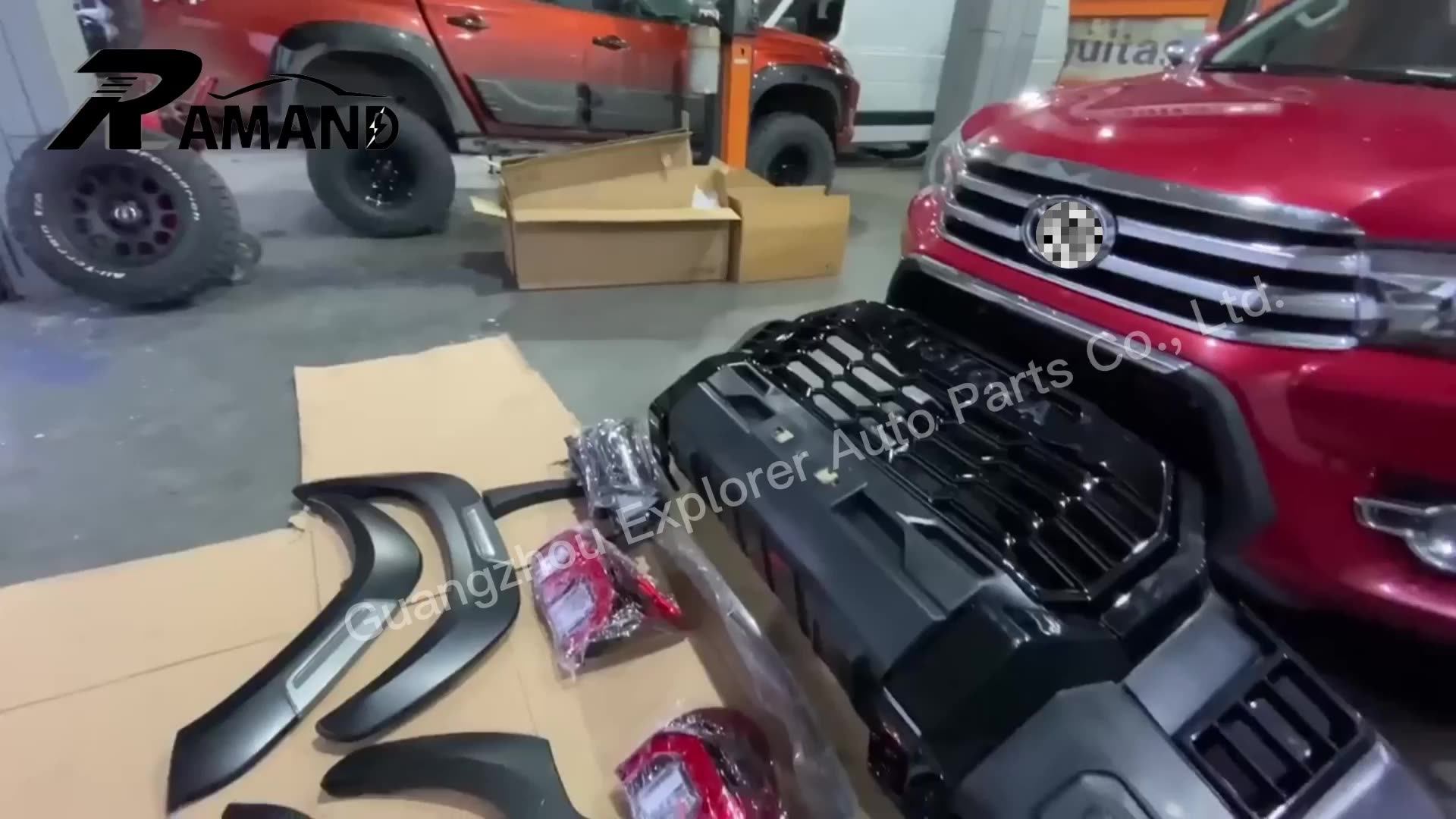 Bodykit 2016-2021 Upgrade To 2021 2022 Tundra Front Bumper Grill Spare ...