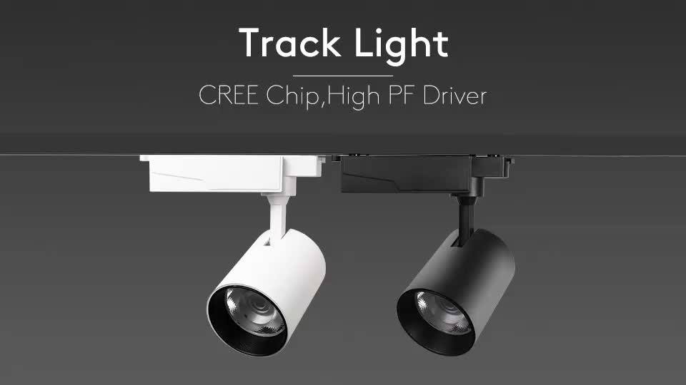 Industrial Adjustable Track Lights 220v 230v 240v System Spot Rail ...