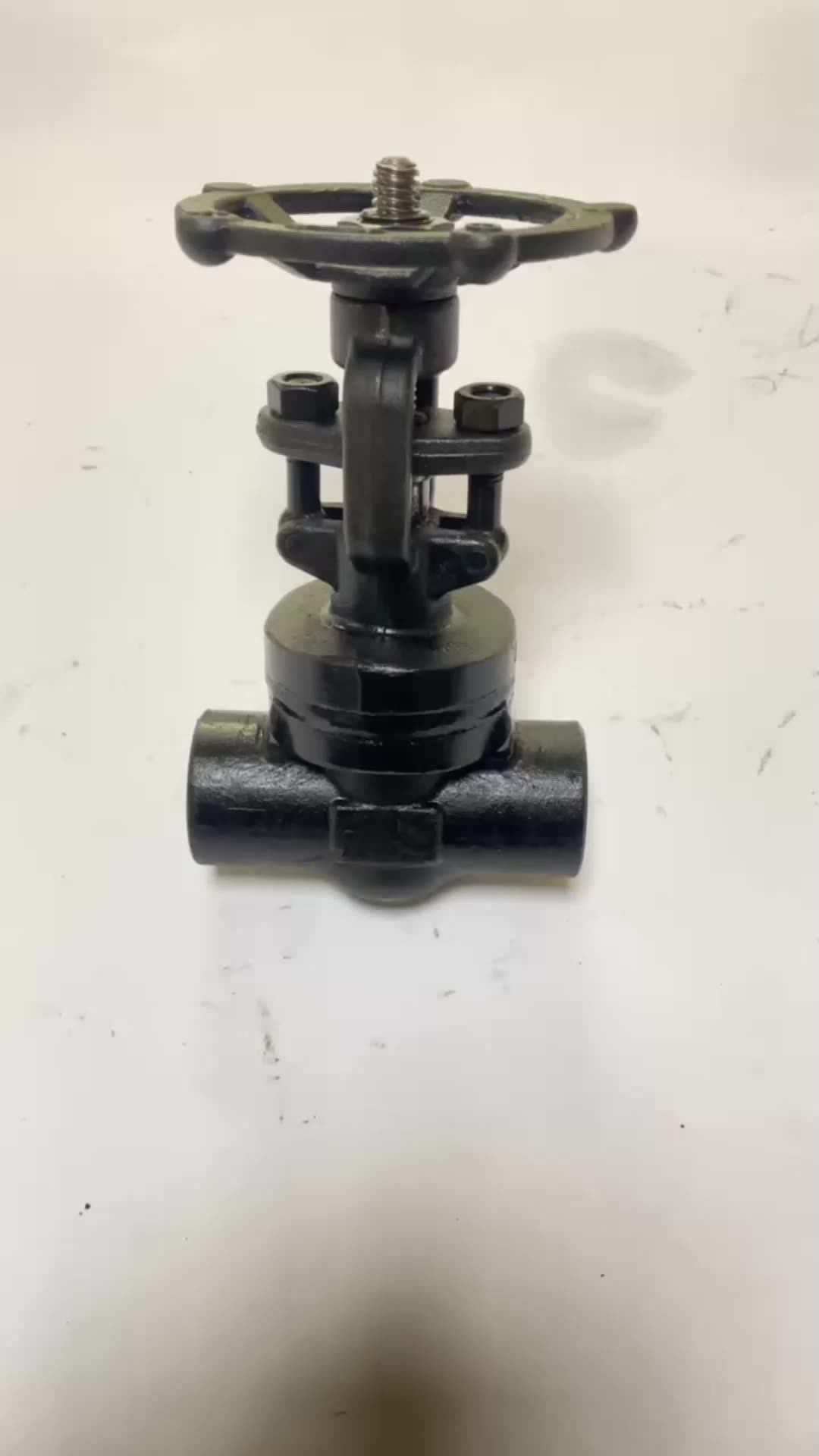 Dn15-dn50 1-2 Inch High-quality Hand Forged Steel Welded Gate Valve ...