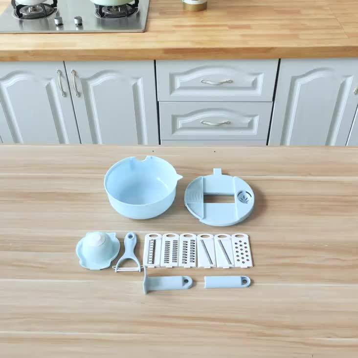 Kitchen Tools Multifunctional Hand-pulled Vegetable Chopper Set And ...