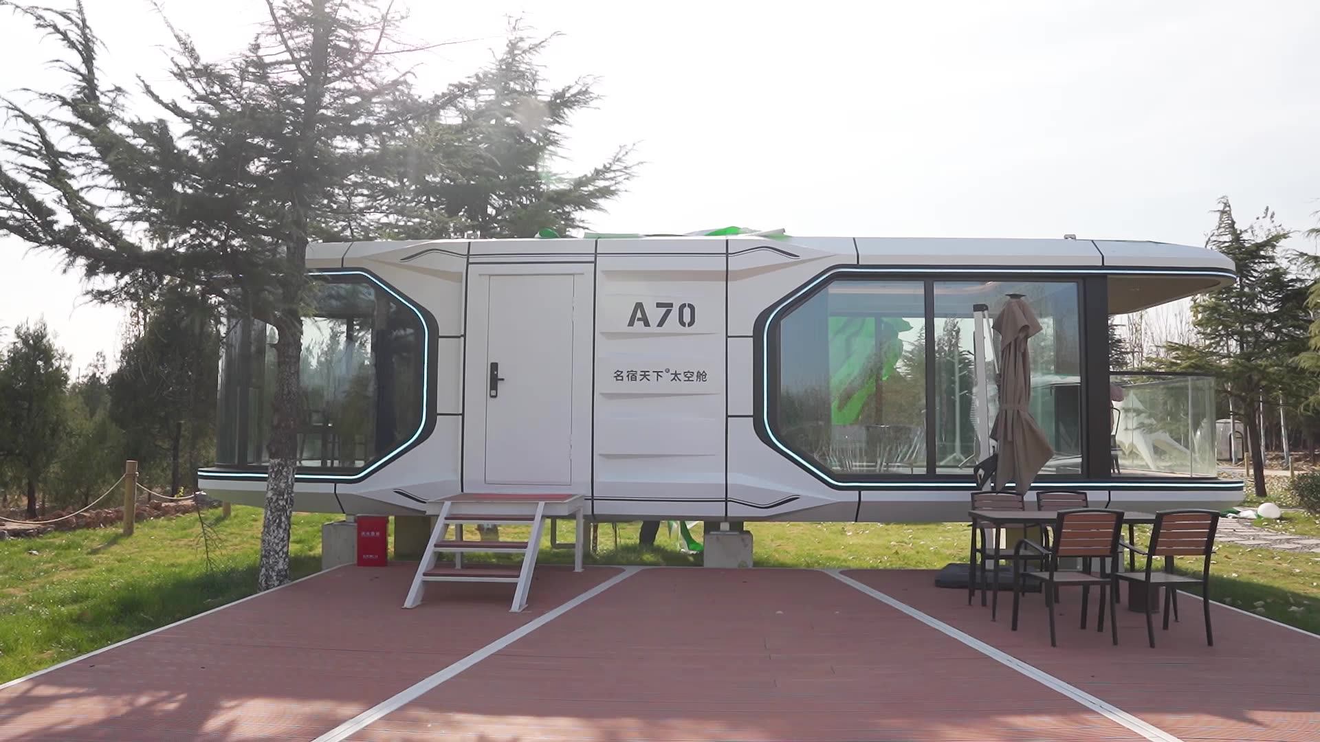 Mobile Hotel Camping House Prefab Prefab Mansion House Caravan Prefab ...