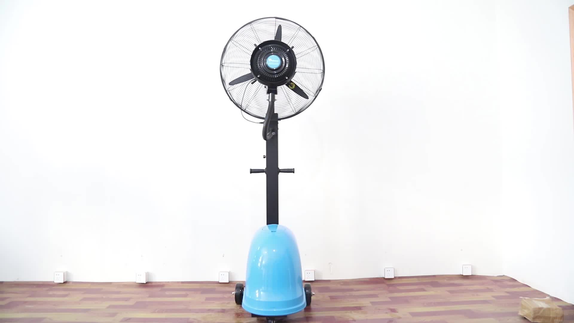 Pedestal Cooling Stand Large Mist Fan With Water Spray - Buy Large Mist ...