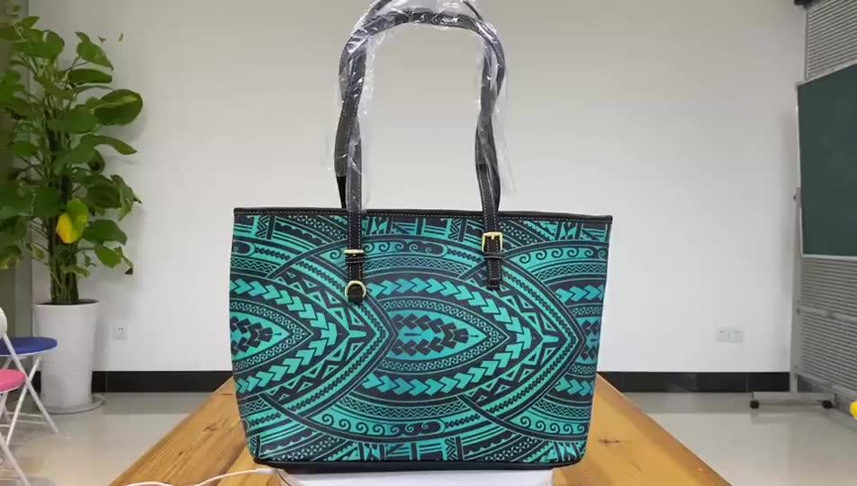 Purse And Handbag Set Latest American Samoa Polynesian Tribal Gold ...