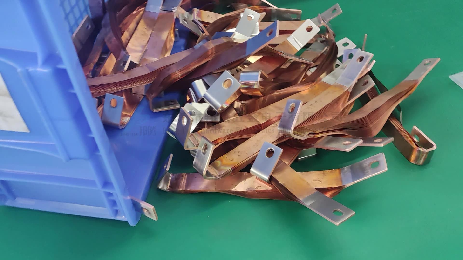 Bar-shaped Battery Connector Red Copper Soft/flexible Copper Busbar ...