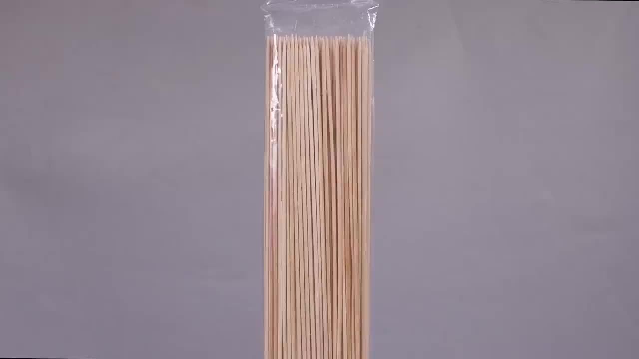 Barbecue Bamboo Stick Disposable Bamboo Skewer 15-50cm Sticks Long ...