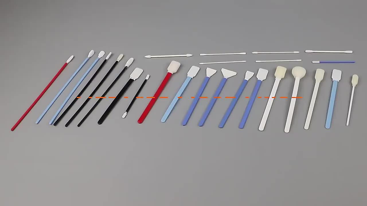 Gi Cleanroom Foam Fiber Optic Swabs Stick Schaum Tupfer 120mm Cleaning ...