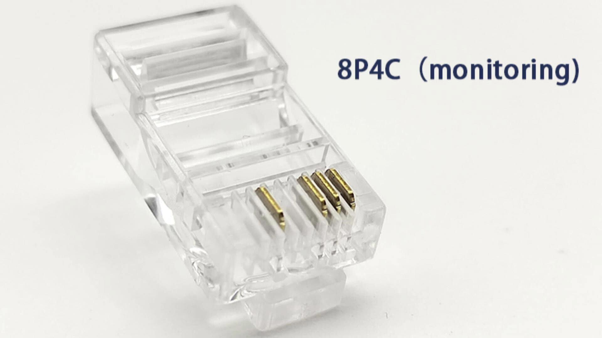 Rj45 Plug 8p4c Connector With Gold Plated Cat5e Utp Connector - Buy ...