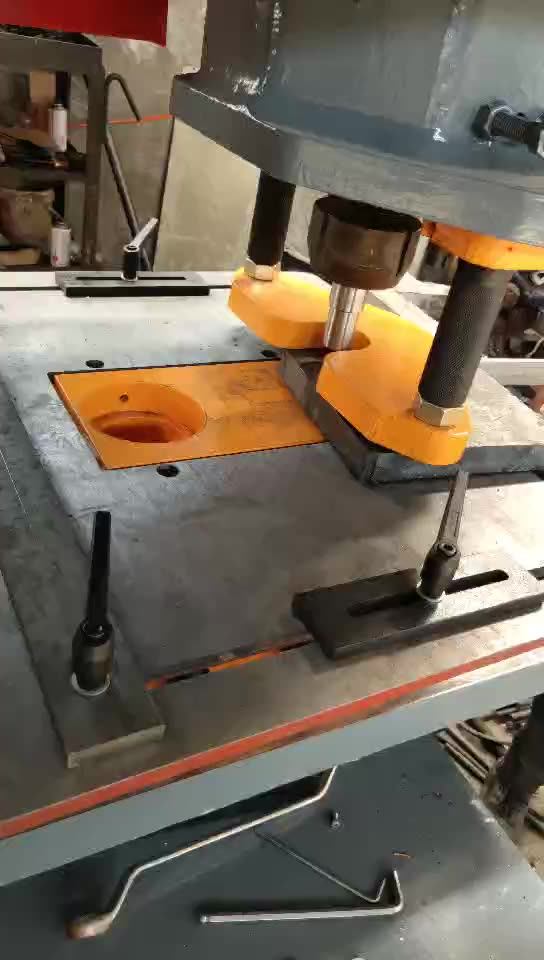 Q35y Series Hydraulic Iron Worker Hole Punching Machine Metal Shear ...