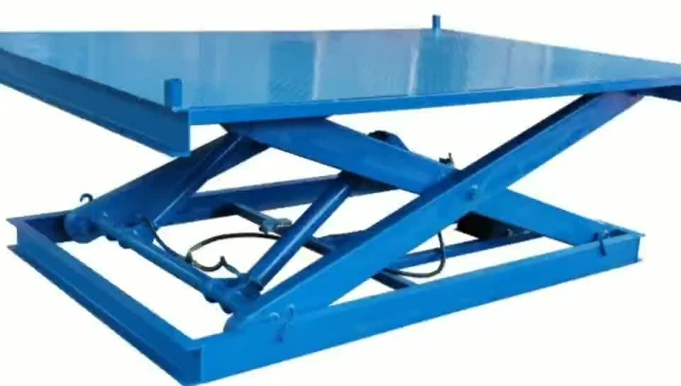 Hydraulic Scissor Lift Table 3000 Kg Rotary Stationary Warehouse ...
