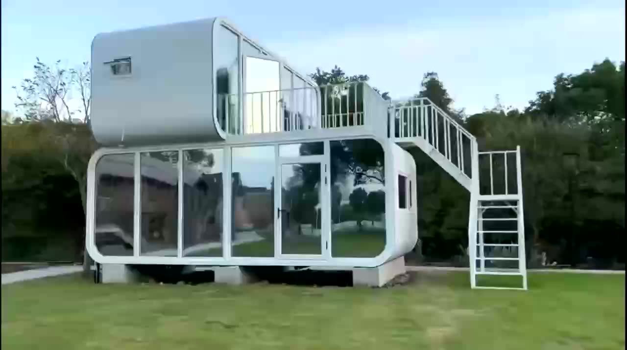 Prefab House 20ft 40ft Prefab Movable Outdoor Container House ...