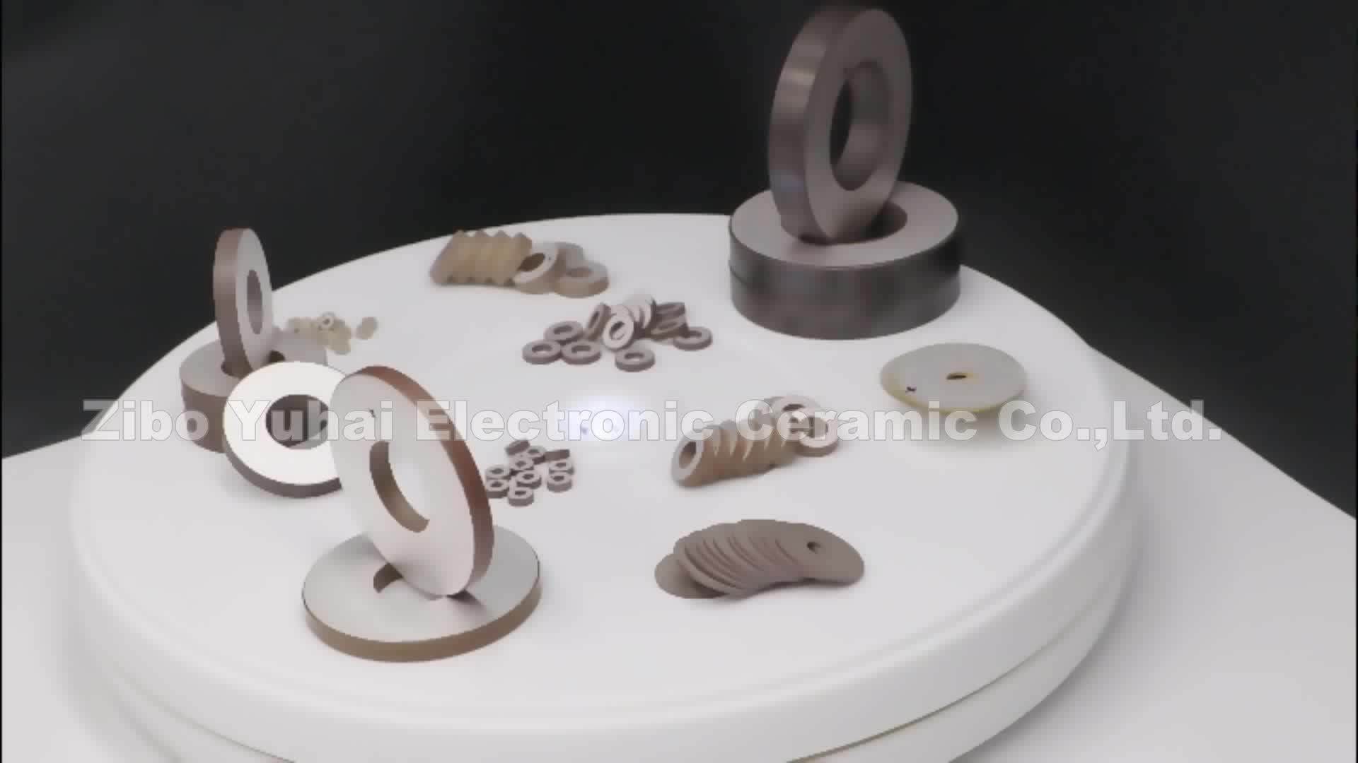 200khz High Durability Barium Titanate Ceramic Piezoelectric Materials ...